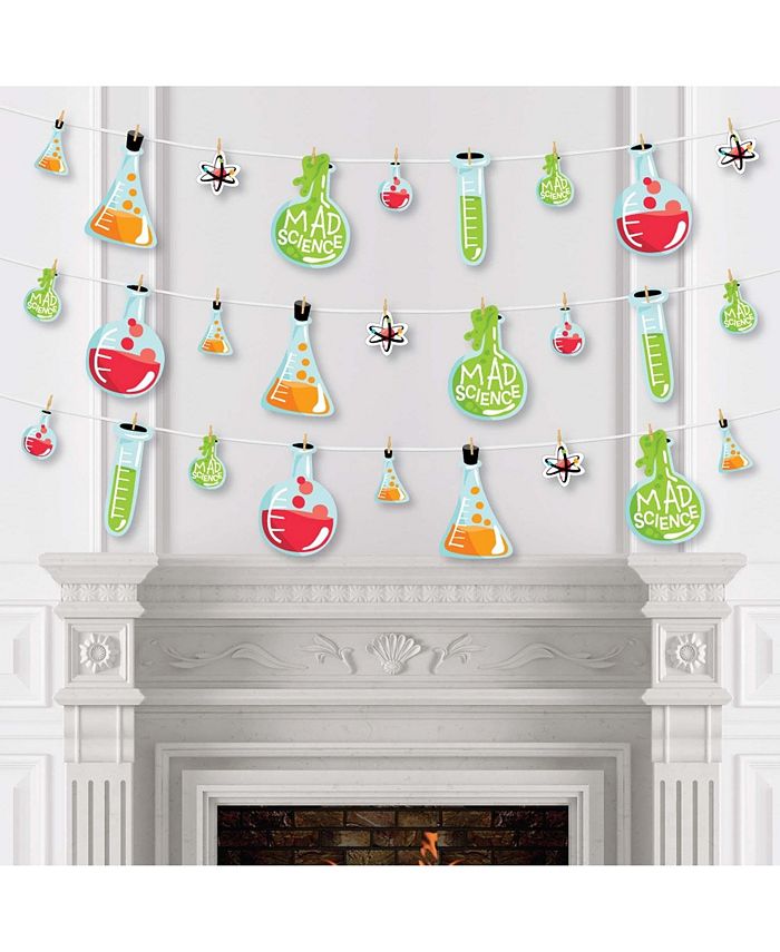 Big Dot of Happiness Scientist Lab - Mad Science Party DIY Decor ...