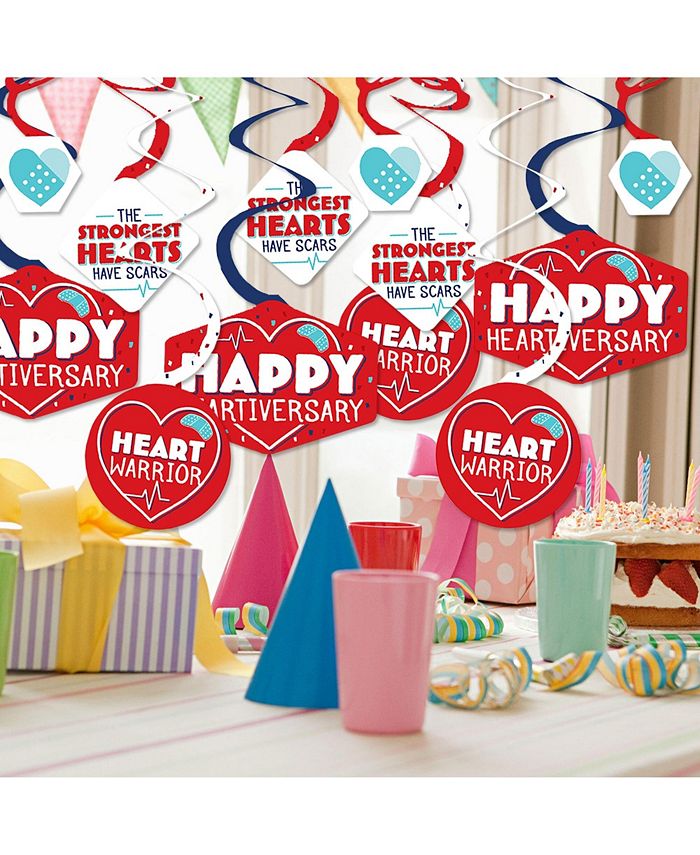 Big Dot of Happiness Happy Heartiversary - CHD Awareness Hanging Party ...