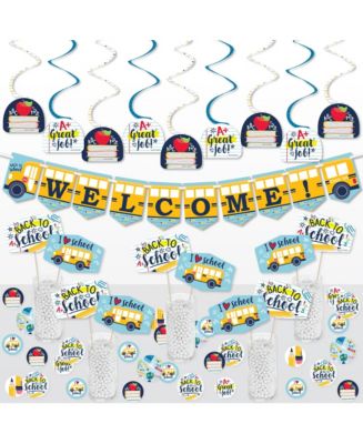 Big Dot of Happiness Back to School - First Day of School Classroom ...