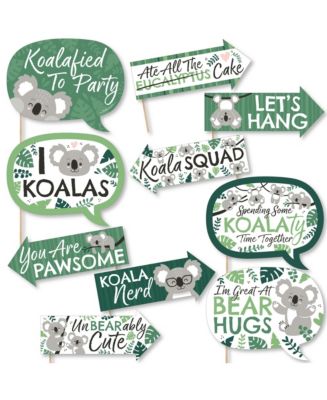 Big Dot of Happiness Funny Koala Cutie Bear Birthday Party & Baby ...