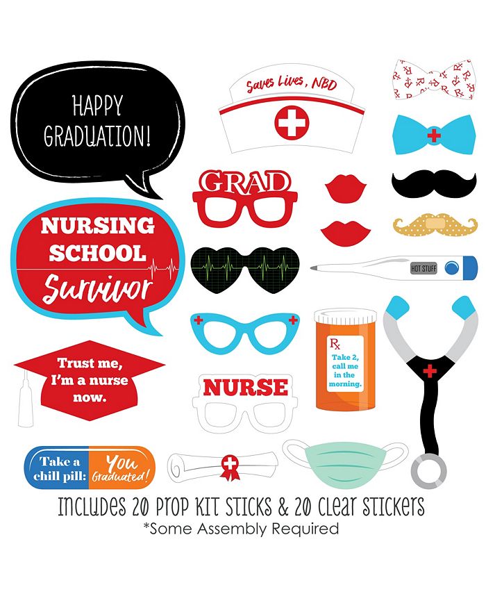 Big Dot of Happiness Nurse Graduation - Medical Nursing Graduation ...