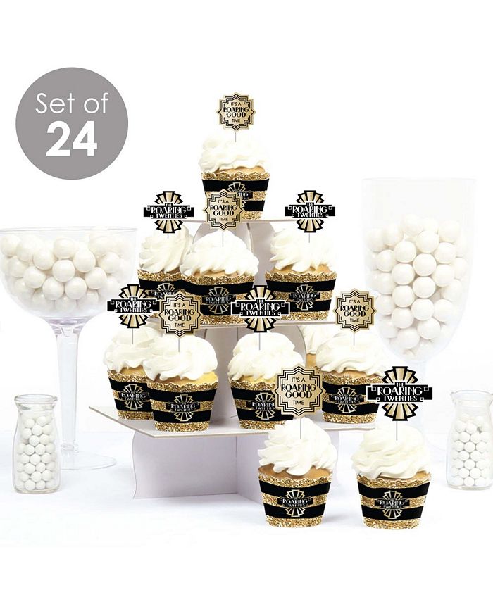 Big Dot of Happiness Roaring 20's - Cupcake Decor - 1920s Cupcake ...