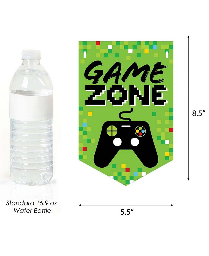 Big Dot of Happiness Game Zone - Video Game Bunting Banner - Party ...