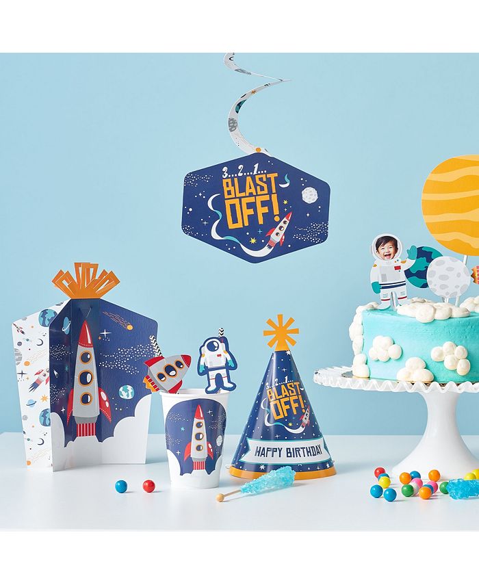 Big Dot of Happiness Blast Off to Outer Space - Rocket Ship Decor ...