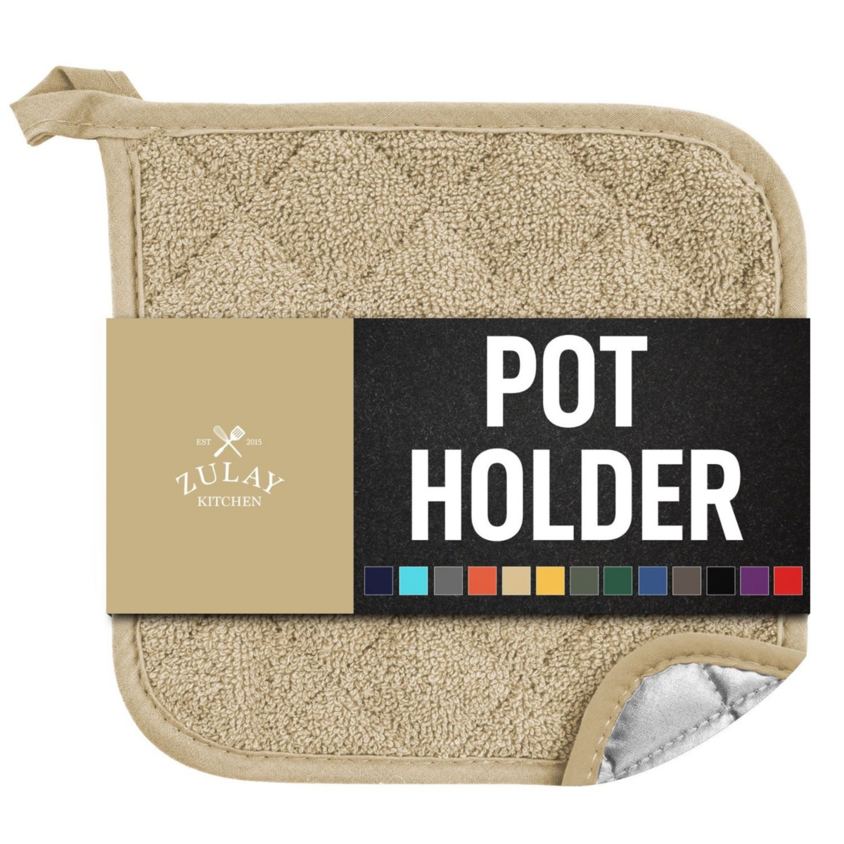 Click here for 1-Pack Pot Holders for Kitchen Heat Resistant Cott... prices