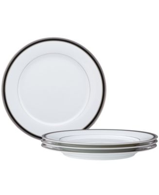 Noritake Austin Platinum Set of 4 Dinner Plates - Macy's