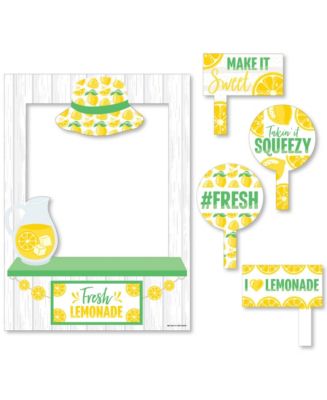 So Fresh - Lemon Citrus Lemonade Party Selfie Photo Booth Picture Frame ...