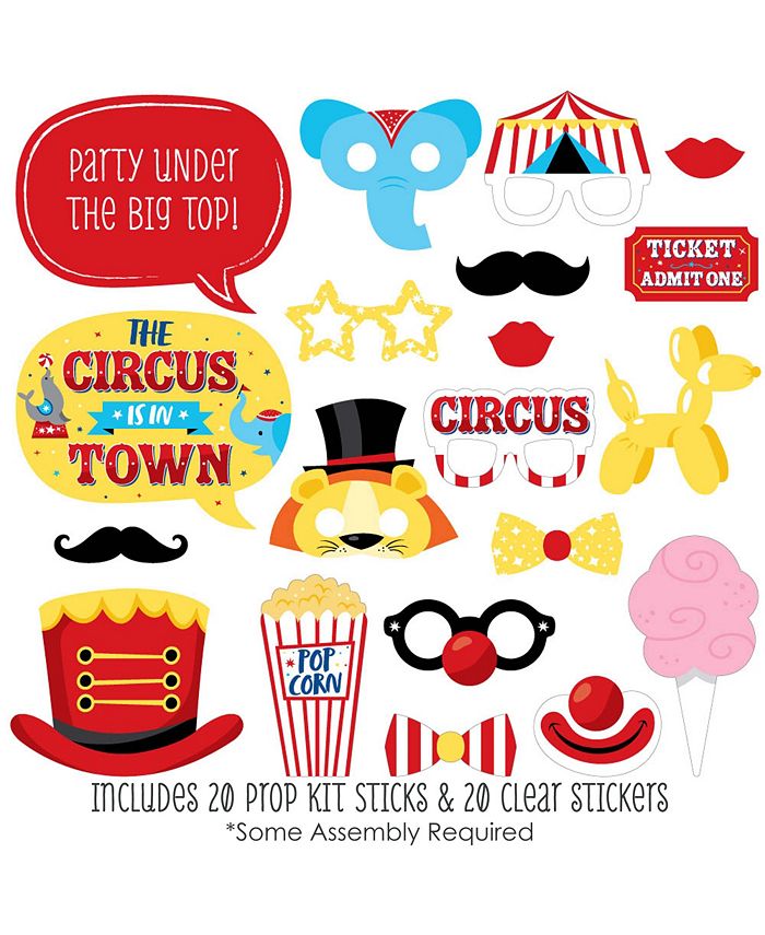 Big Dot of Happiness Carnival - Step Right Up Circus - Carnival Themed ...