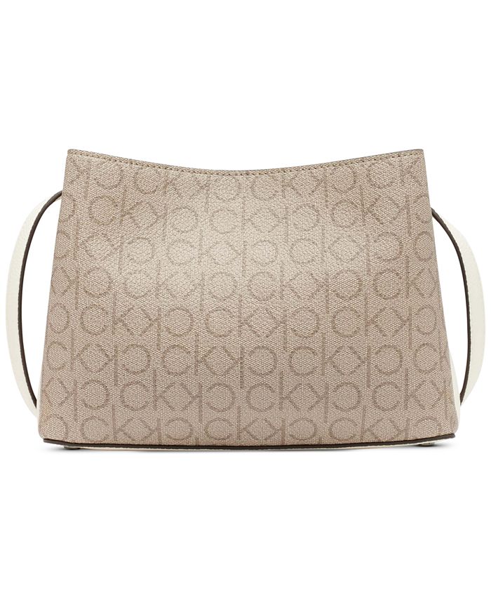 Calvin Klein Adeline Signature Triple Compartment Crossbody & Reviews ...