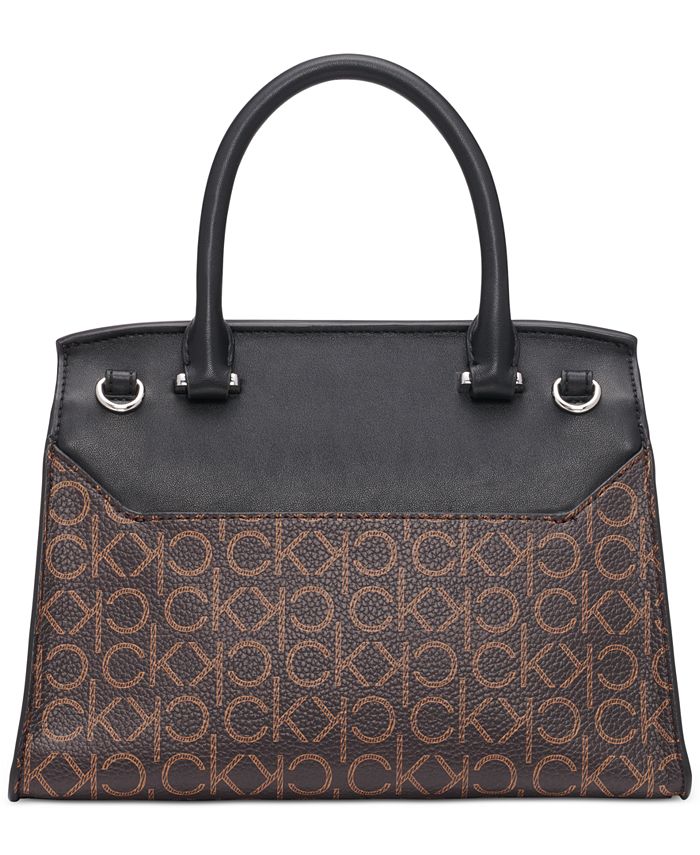 Calvin Klein Becky Signature Turnlock Crossbody - Macy's
