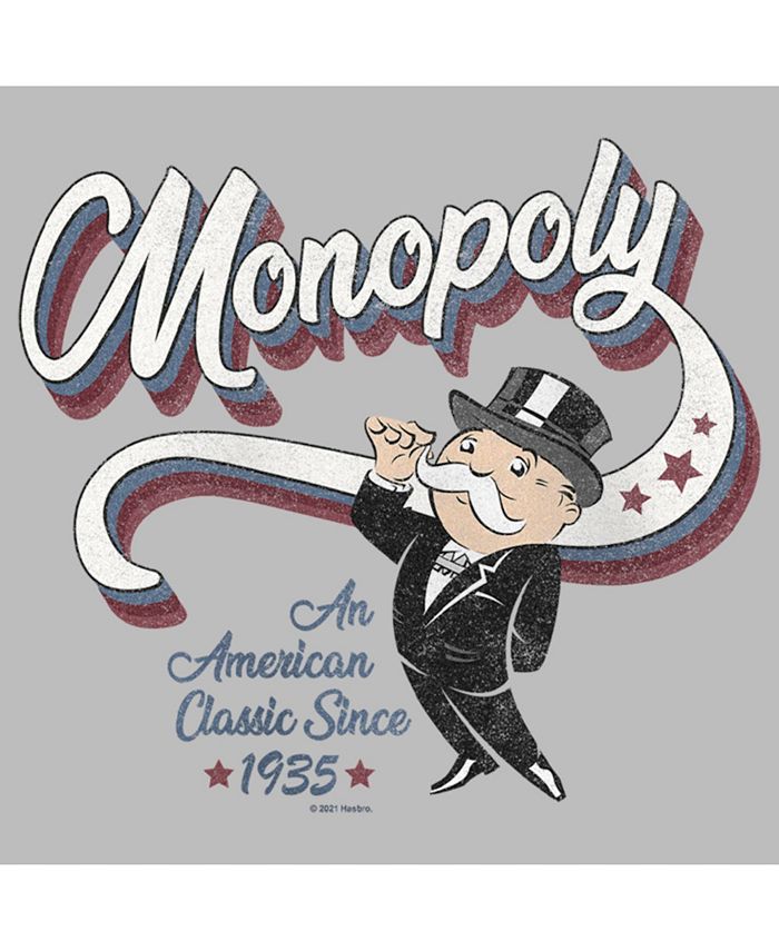 Hasbro Girl's Monopoly An American Classic Mr. Monopoly Child T-Shirt ...