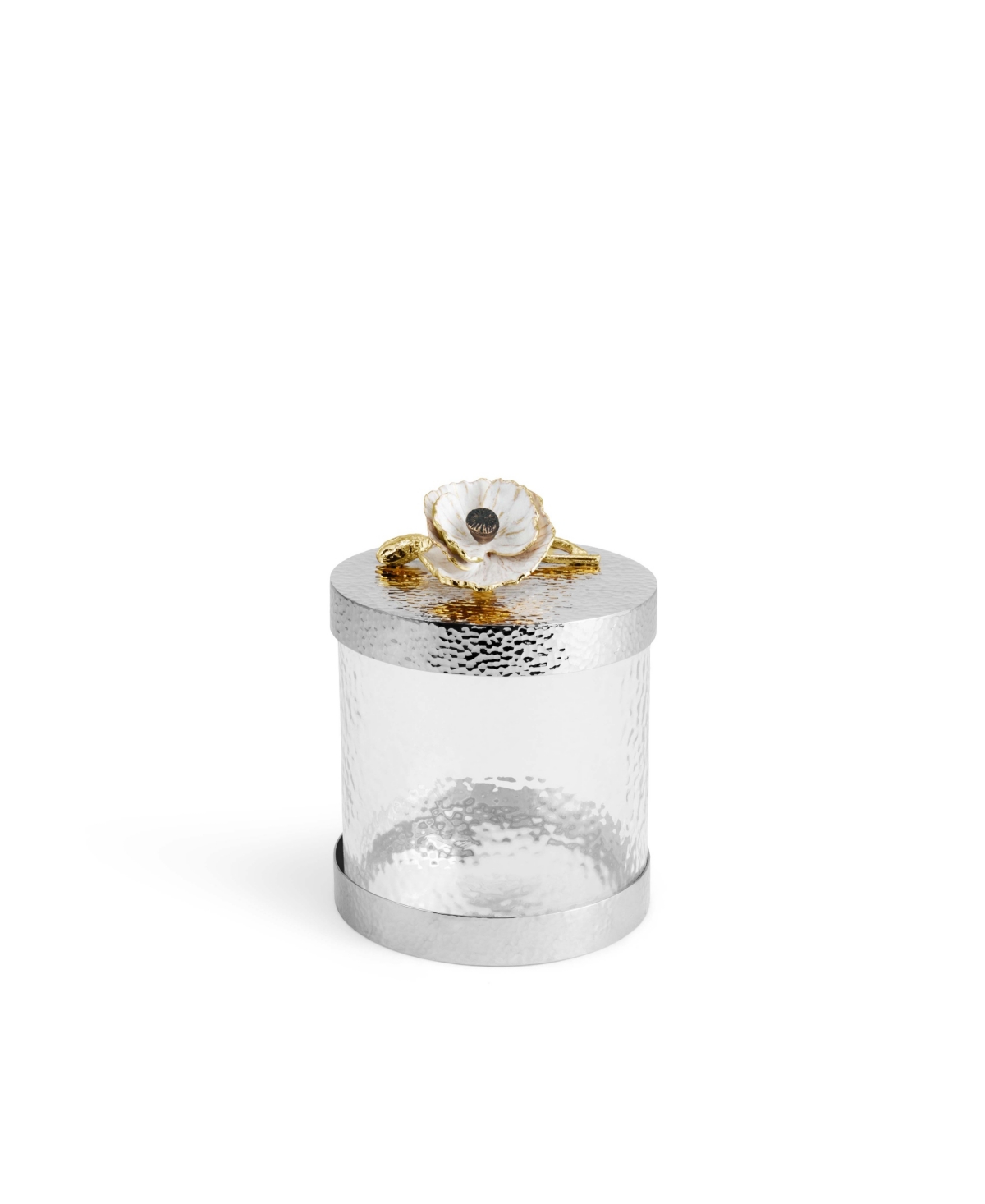 Click here for Michael Aram Anemone Canister - X Small - Silver-T... prices