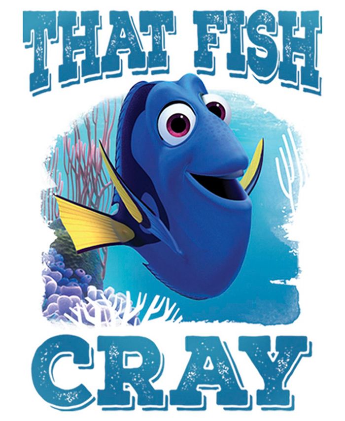 Disney Pixar Girl's Finding Dory Cray Cray Fish Child T-Shirt - Macy's