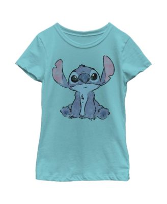 Girl's Lilo & Stitch Watercolor Stitch Child T-Shirt - Macy's