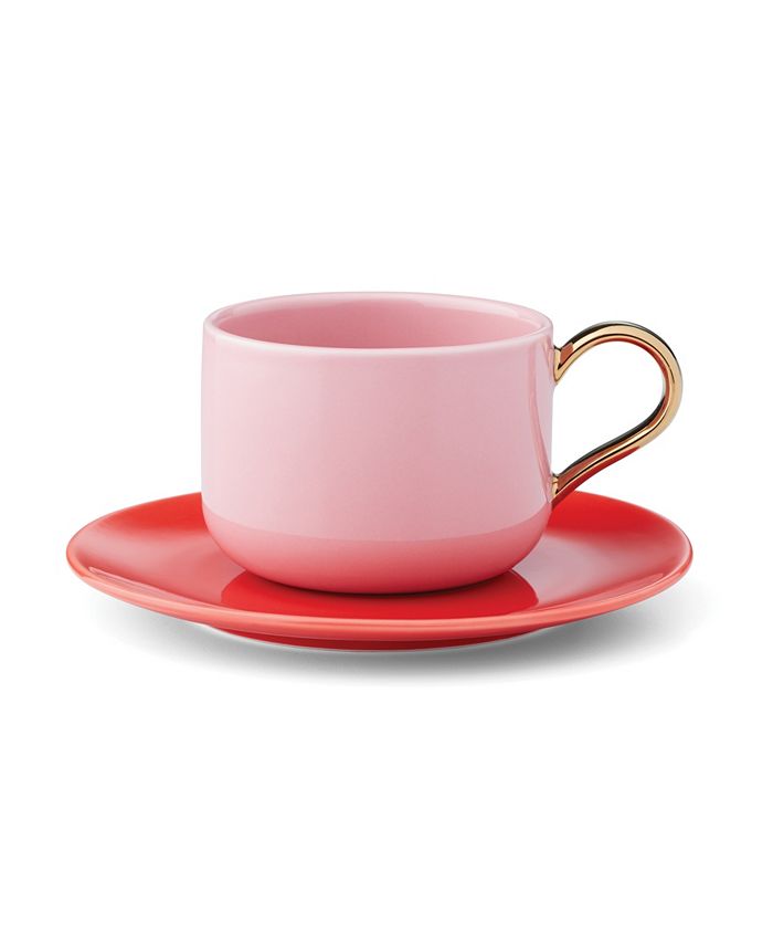 kate spade new york Make it Pop Cup Saucer Set - Macy's