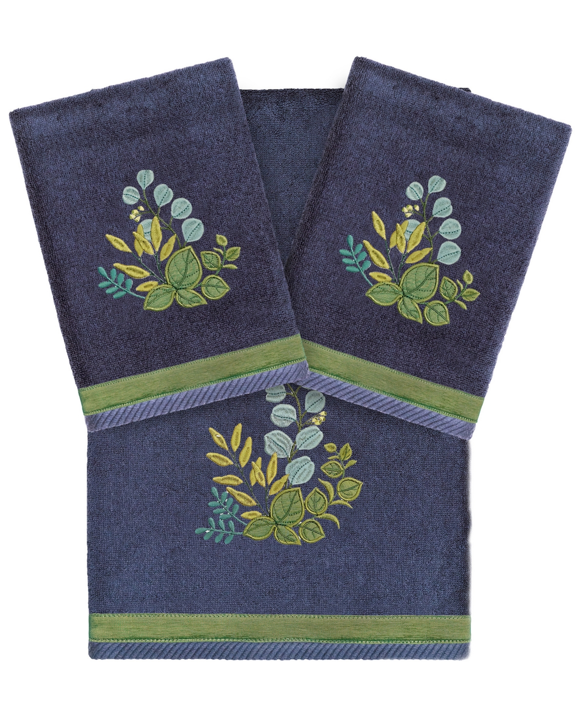 Click here for Linum Home Turkish Cotton Botanica Embellished 3-P... prices