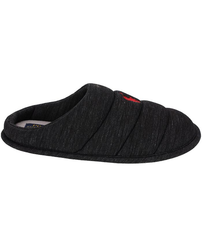 Polo Ralph Lauren Men's Emery Quilted Tech Fleece Clog Slipper - Macy's