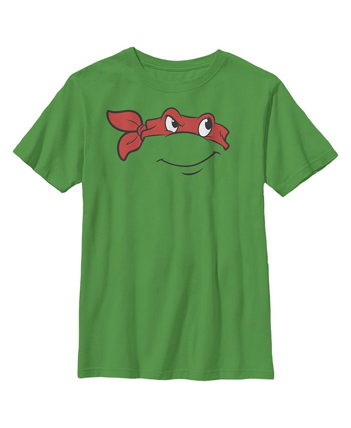 Nickelodeon Boy's Teenage Mutant Ninja Turtles Raphael Face Child T ...