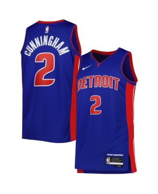 Men's and Women's Nike Cade Cunningham Blue Detroit Pistons Swingman ...