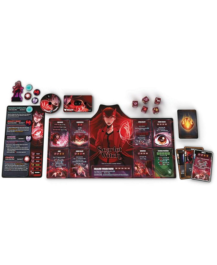 University Games Usaopoly Marvel Dice Throne 4-Hero Scarlet Witch, Thor ...