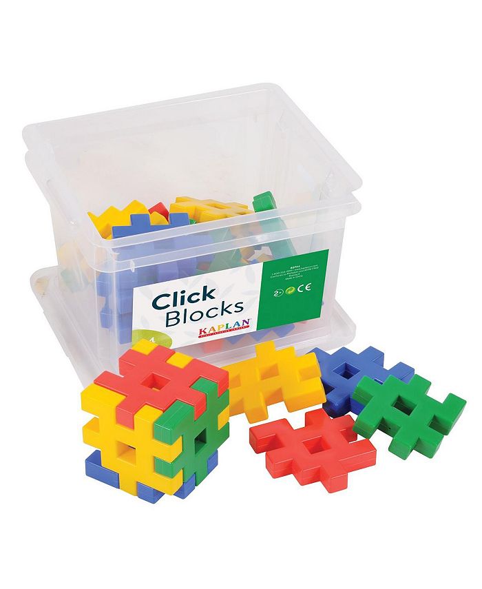 Kaplan Early Learning Click Blocks Manipulative Set - 24 Pcs - Macy's