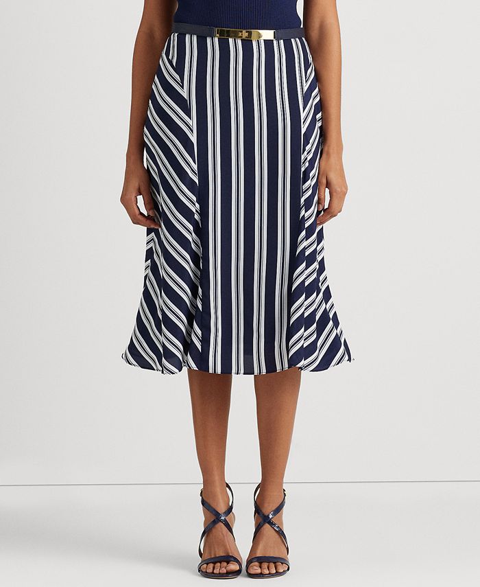 Lauren Ralph Lauren Women's Striped A-Line Shirt - Macy's