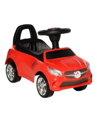 Aosom Ride on Sliding Car w/ Horn Music Working Lights Storage No Power ...