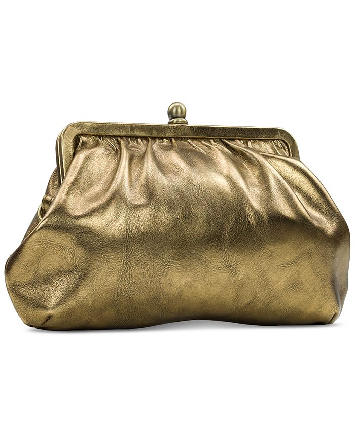 Patricia Nash Ealing Distressed Metallic Leather Frame Bag - Macy's