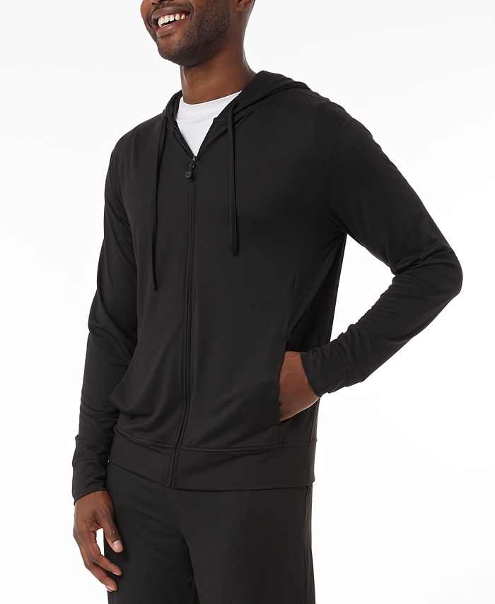 32 Degrees Men's Quick-Dry Stretch Hooded Full-Zip Sleep Jacket ...