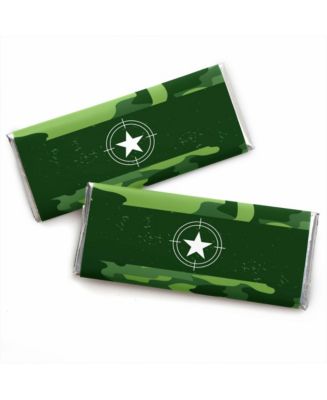 Big Dot of Happiness Camo Hero - Candy Bar Wrapper Army Military ...