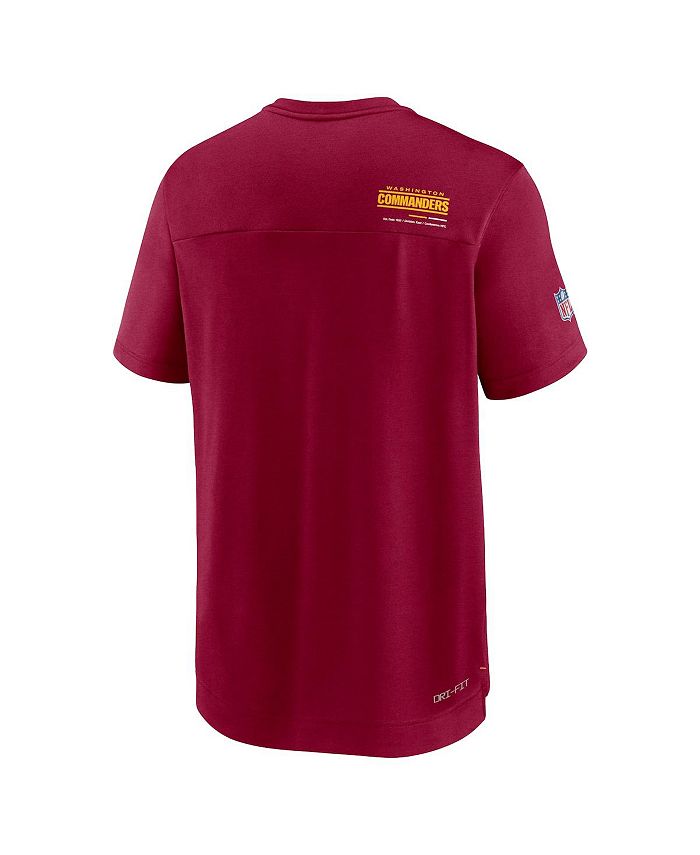 Nike Men's Burgundy Washington Commanders Sideline Coach Chevron Lock ...