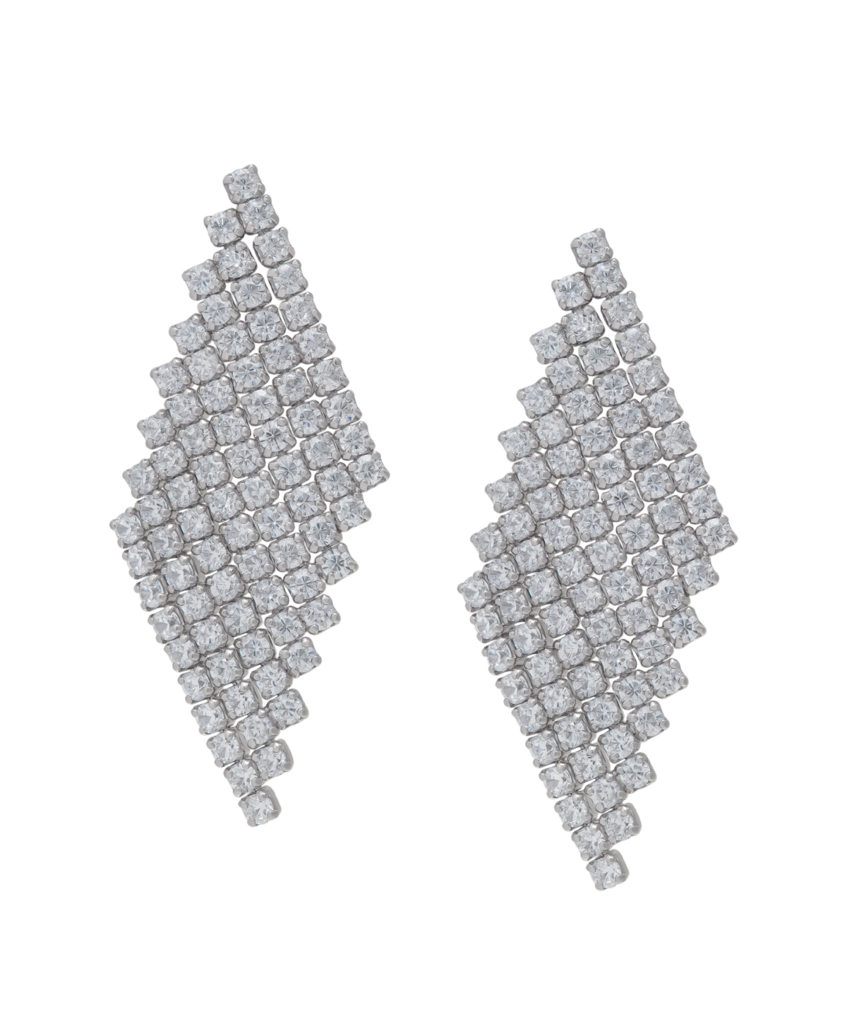 Click here for Macys Fine Silver Plated Cubic Zirconia Dangling D... prices