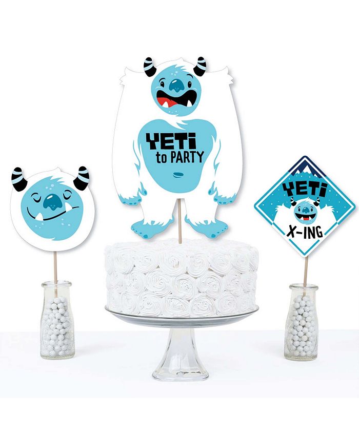 Big Dot of Happiness Yeti to Party - Abominable Snowman or Birthday ...