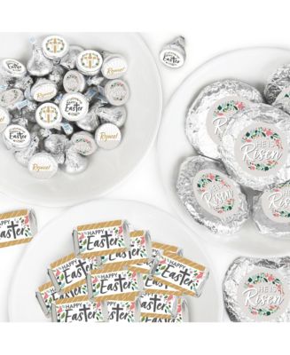 Religious Easter - Christian Holiday Party Candy Favor Sticker Kit ...