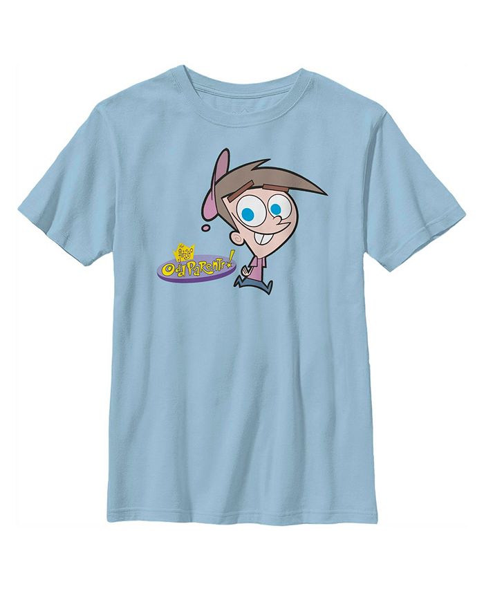 Nickelodeon Boy's The Fairly OddParents Timmy Turner Classic Logo Child ...