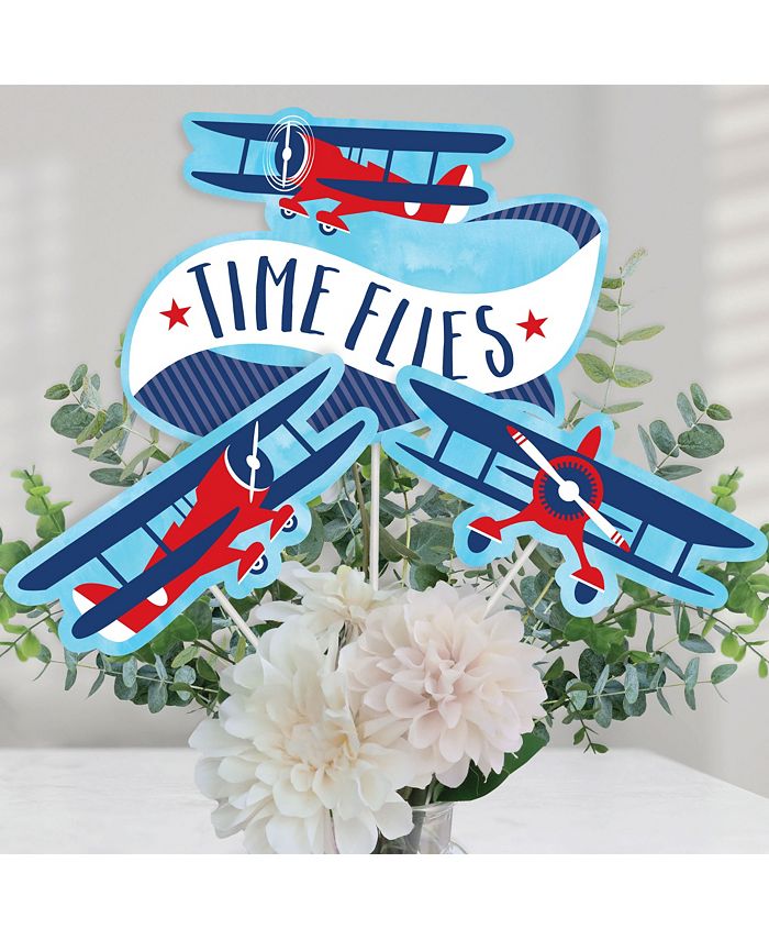 Big Dot of Happiness Taking Flight - Airplane - Party Centerpiece ...