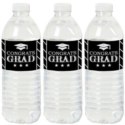 Graduation Cheers - Graduation Party Water Bottle Sticker Labels - 20 ...