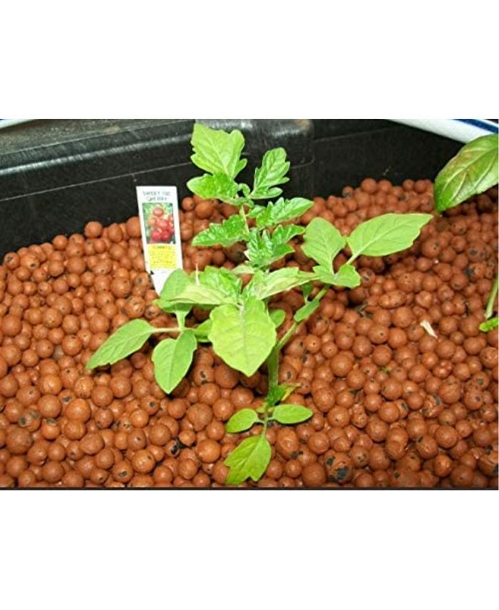 Hydrofarm GROWT GMC25L 25 Liter Bag, 4mm-16mm Clay Pebbles, Brown, 25 L ...