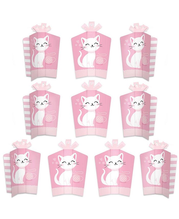 Big Dot of Happiness Purr-fect Kitty Cat - Table Decor - Kitten Party ...