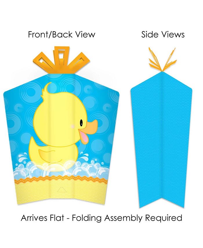 Big Dot Of Happiness Ducky Duck Table Decor Party Fold And Flare