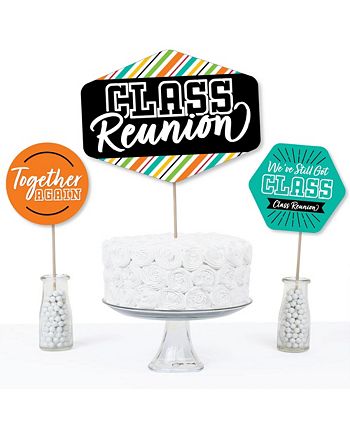 Big Dot of Happiness Still Got Class - Reunion Party Centerpiece Sticks ...