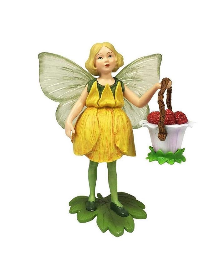 Flower Fairies Secret Garden Buttercup Fairy w/ Raspberry Basket - Macy's