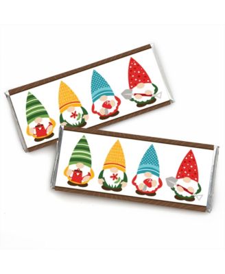 Garden Gnomes - Candy Bar Wrapper Forest Gnome Party Favors - Set of 24 ...