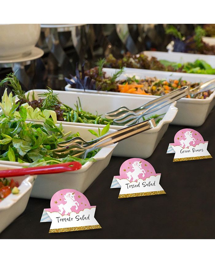 Big Dot of Happiness Rainbow Unicorn Magical Baby or Birthday Party ...