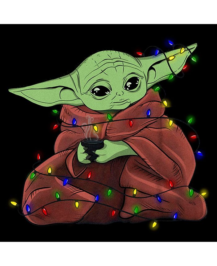 Disney Lucasfilm Boy's Star Wars: The Mandalorian Christmas Lights ...