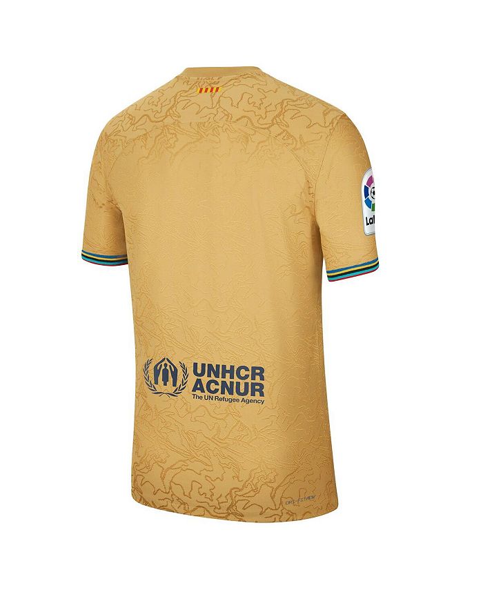 Nike Men's Yellow Barcelona 2022/23 Away Authentic Blank Jersey - Macy's