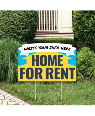 Home for Rent - Yard Sign Lawn Decorations - Party Yardy Sign - Macy's