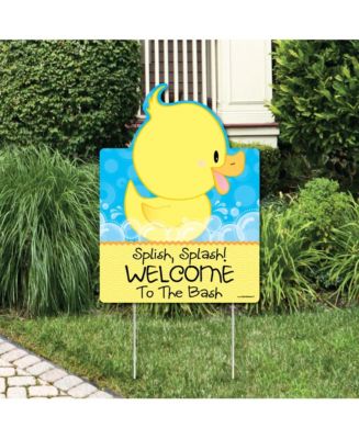 Ducky Duck - Party Decorations - Birthday Party or Baby Shower Welcome ...