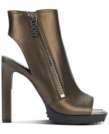 DKNY Malia Square Toe Zip Shooties - Macy's