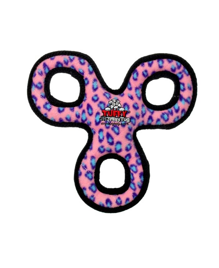 Tuffy Jr 3WayTug Pink Leopard, Dog Toy - Macy's